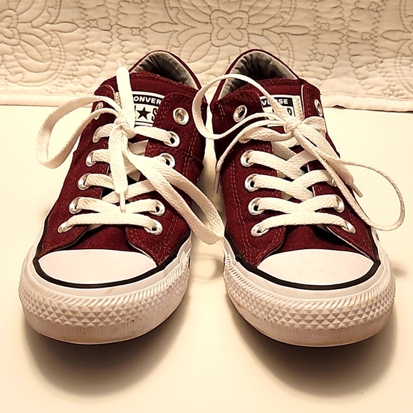 Converse | Shoes | Cranberry Converse | Poshmark